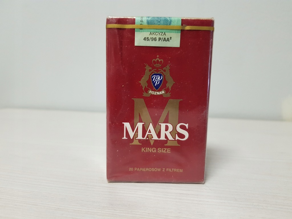 Stare Papierosy PRL Kolekcjonerskie - MARS. - 11936170735 - oficjalne ...