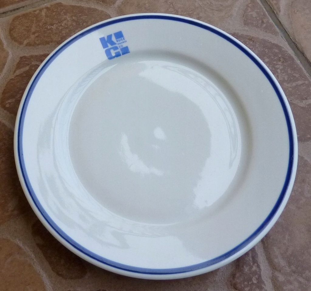 mały talerz z logo KRUSZGEO Gdańsk - LUBIANA -80te - 8573936551 ...