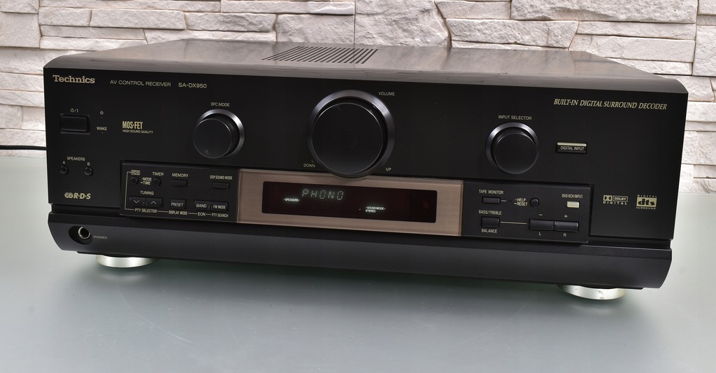 TECHNICS SA-DX950 Cyfrowy Amplituner 5,1 - 13981171695 - oficjalne archiwum Allegro