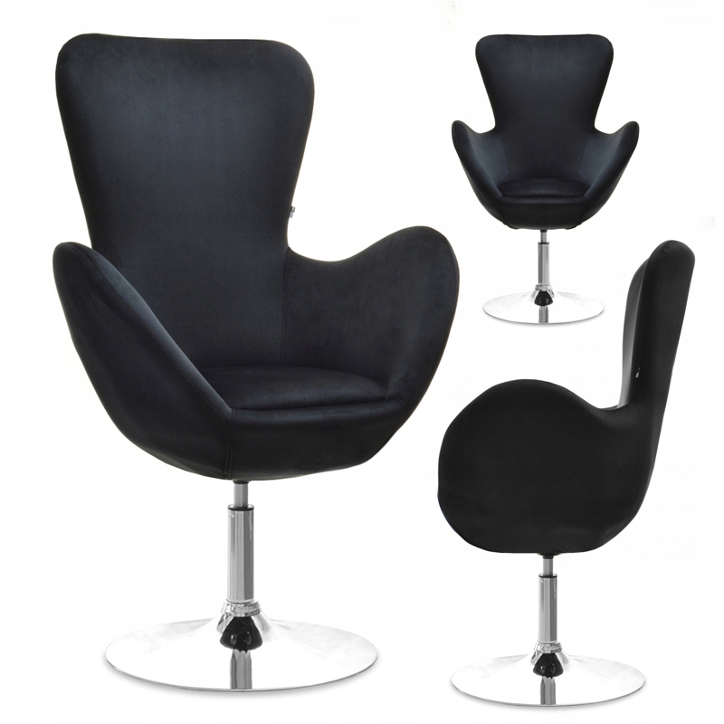ELEGANCKI FOTEL OBROTOWY GLAMOUR JACOB CZARNY VEL - 11043695487 ... ELEGANCKI FOTEL OBROTOWY GLAMOUR JACOB CZARNY VEL - 11043695487 ...