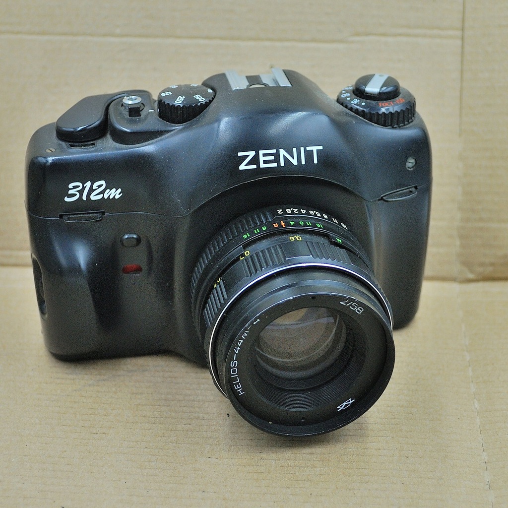 Aparat Analogowy Zenit 312M + Helios 58mm F2.8 - 12819598689 - oficjalne archiwum Allegro