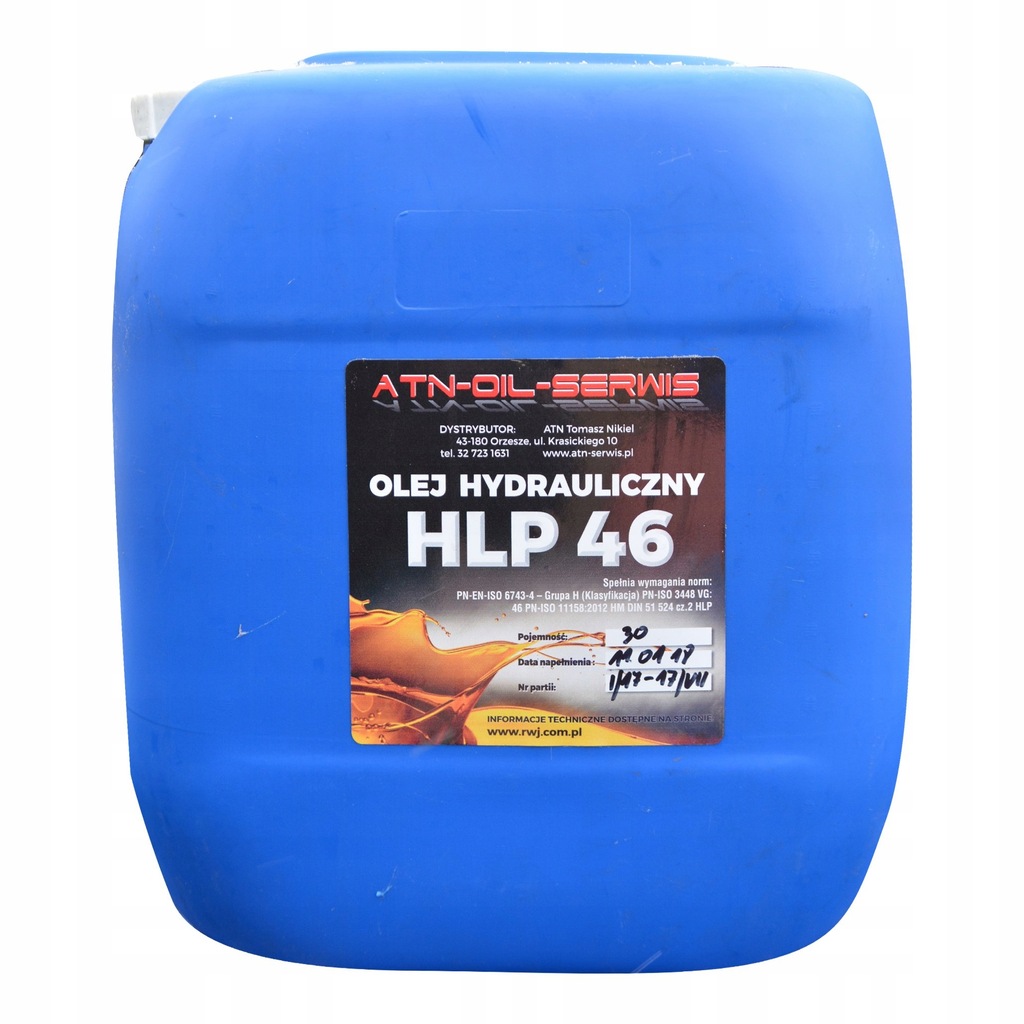 OLEJ HYDRAULICZNY HLP 46 30L JAK MOBIL DTE 25 - 8906198495 - oficjalne archiwum Allegro