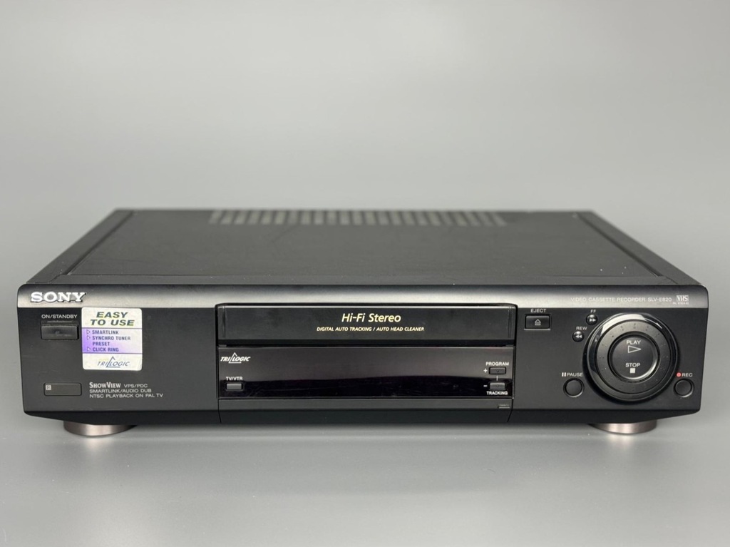 Magnetowid VHS Sony SLV-E820 Hi-Fi TRILOGIC Top Okazja - 15264815490 - oficjalne archiwum Allegro