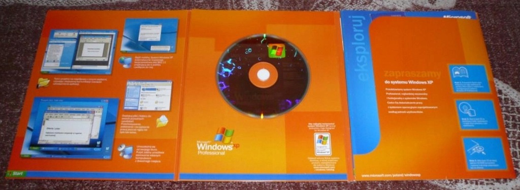 Windows xp Professional box - 9254400212 - oficjalne archiwum Allegro