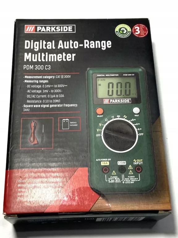 MIERNIK CYFROWY PARKSIDE - 12828068046 - oficjalne archiwum Allegro