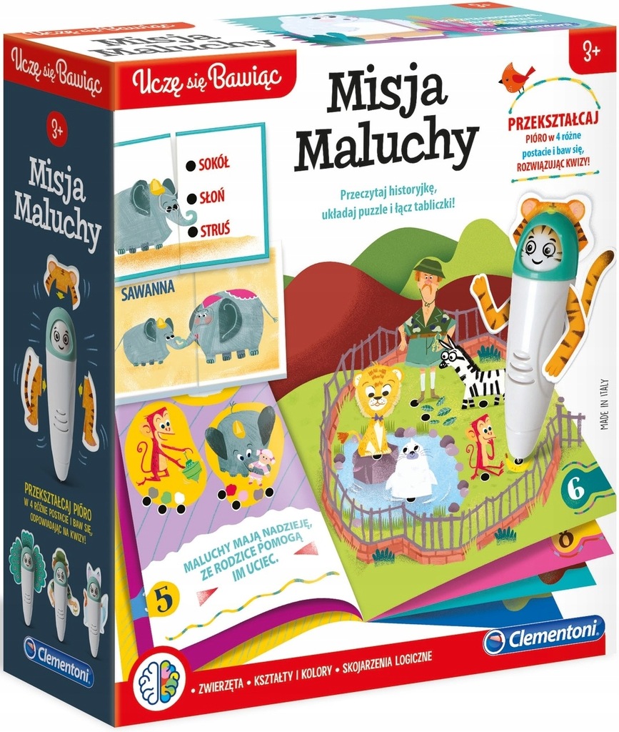 UCZĘ SIĘ BAWIĄC MISJA MALUCHY ZABAWA I NAUKA PIÓRO - 12079963398 ...