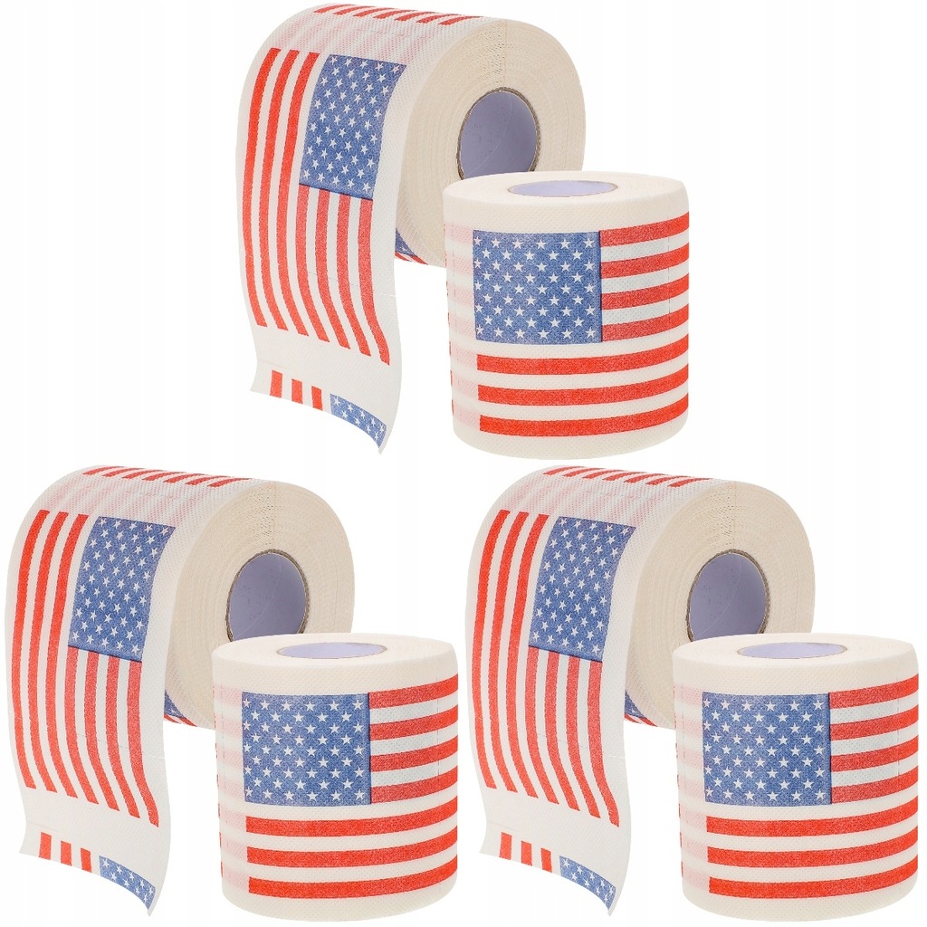 American Flag Roll Paper US Supple Toilet Printed - 13810038108 ...