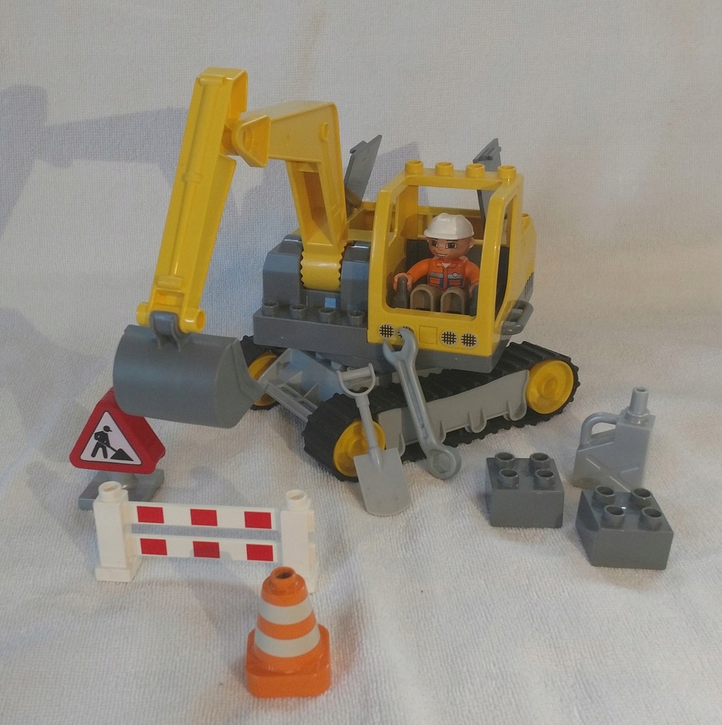 Lego DUPLO nr 4986 Koparka - 8456118316 - oficjalne archiwum Allegro