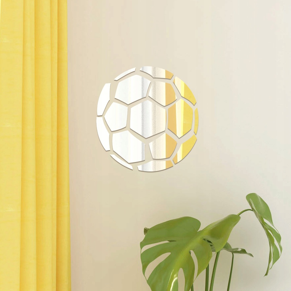 WALL DECOR STICKERS GLASS TILES SOCCER MIRROR FOR - 14852069913 ...