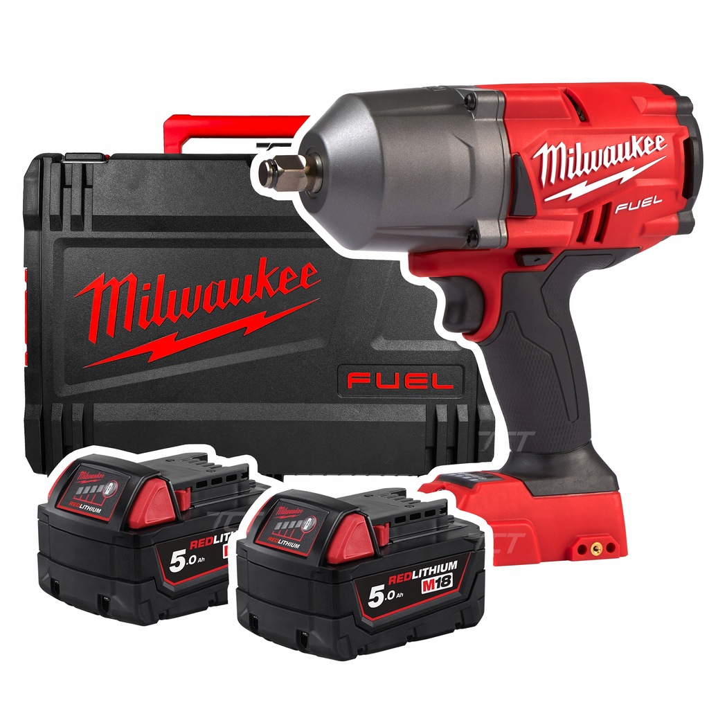 Klucz udarowy aku 1/2 Milwaukee M18 FHIWF12-502X - 13723935509 - oficjalne archiwum Allegro