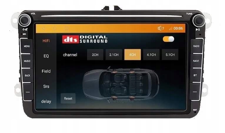 RADIO 2 DIN ANDROID VW GOLF V VI PASSAT B6 B7 DTS - 9865610030 - oficjalne archiwum Allegro