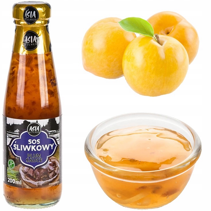 Sos Śliwkowy Słodki Plum Sauce 200ml ASIA KITCHEN - 11643475762 ...