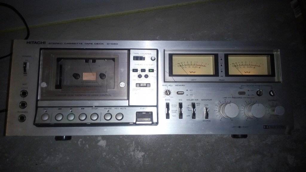 Magnetofon kasetowy Hitachi D-980 - 12295226894 - oficjalne archiwum ...