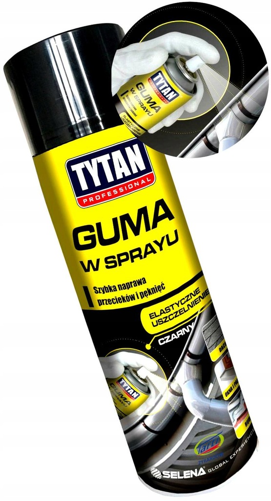 Guma w sprayu 400ml Tytan - 10559586549 - oficjalne archiwum Allegro