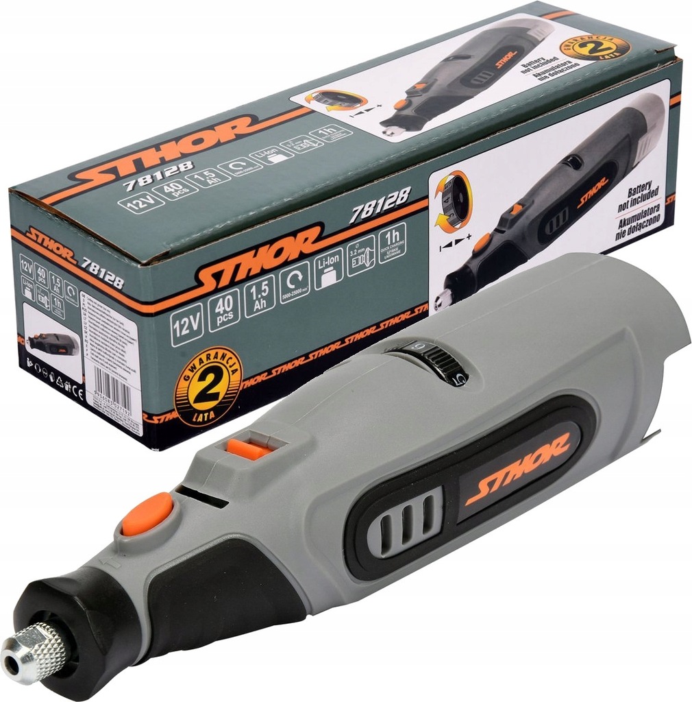 MINI SZLIFIERKA 12V MULTISZLIFIERKA ZESTAW 40 ELEM - 9054170584 ...