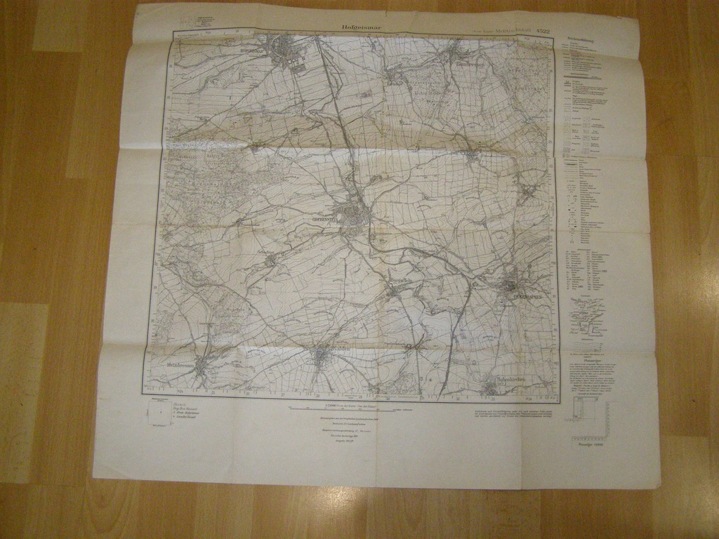 MAPA WOJSKOWA - 12564386674 - oficjalne archiwum Allegro