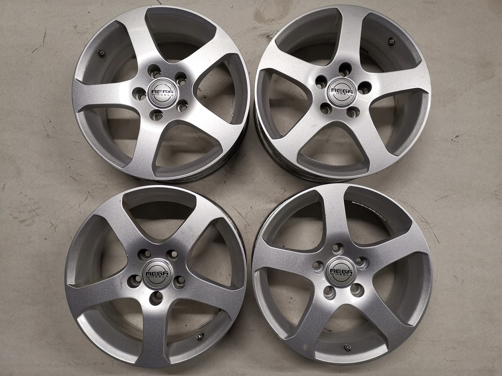 Felgi aluminiowe komplet Mega Wheels 6.5" x 16" 5x114.3 ET 47 ...