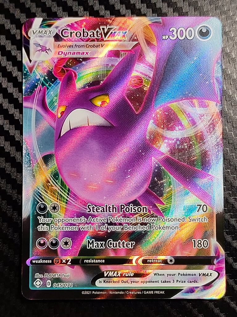 (SHF 45) Crobat VMAX Karta Pokemon TCG - 12789993987 - oficjalne ...