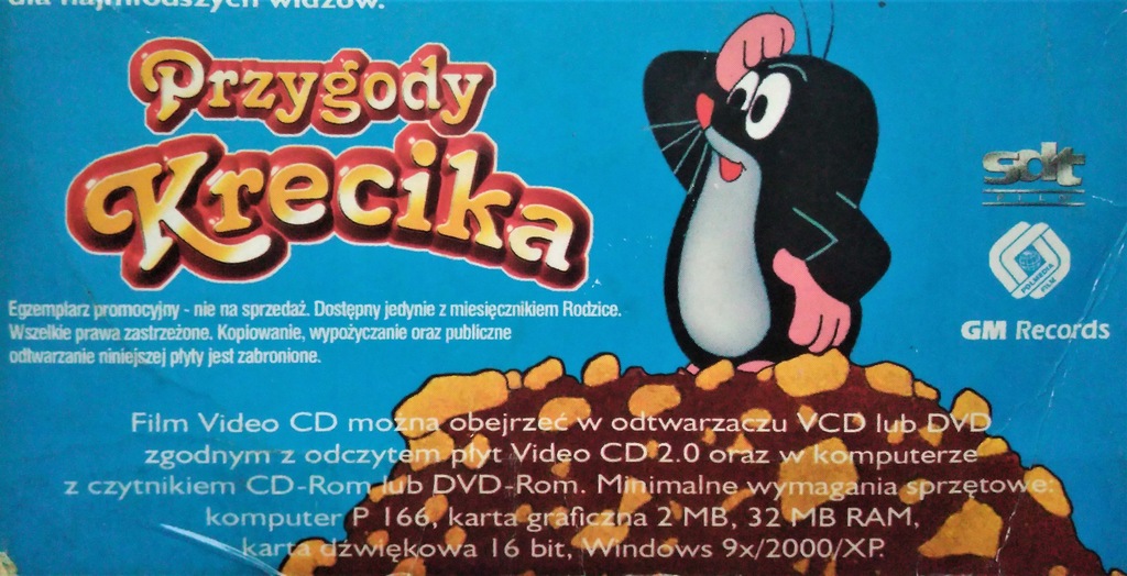Płyta VCD - Film-Przygody Krecika-Krecik w mieście - 11448354826 ...