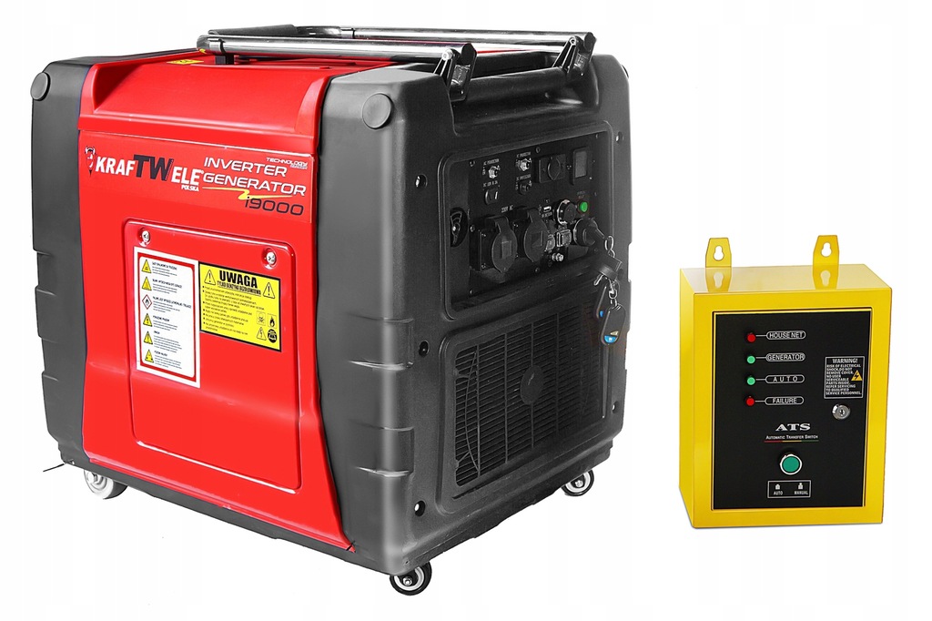 AGREGAT PRĄDOTWÓRCZY INWERTOROWY 9,5 KVA ATS/SZR - 11914417609 - oficjalne archiwum Allegro