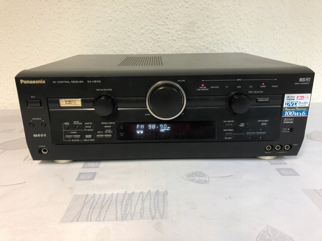amplituner PANASONIC SA-HE100 - system 6.1 - okazj - 12059775168 - oficjalne archiwum Allegro