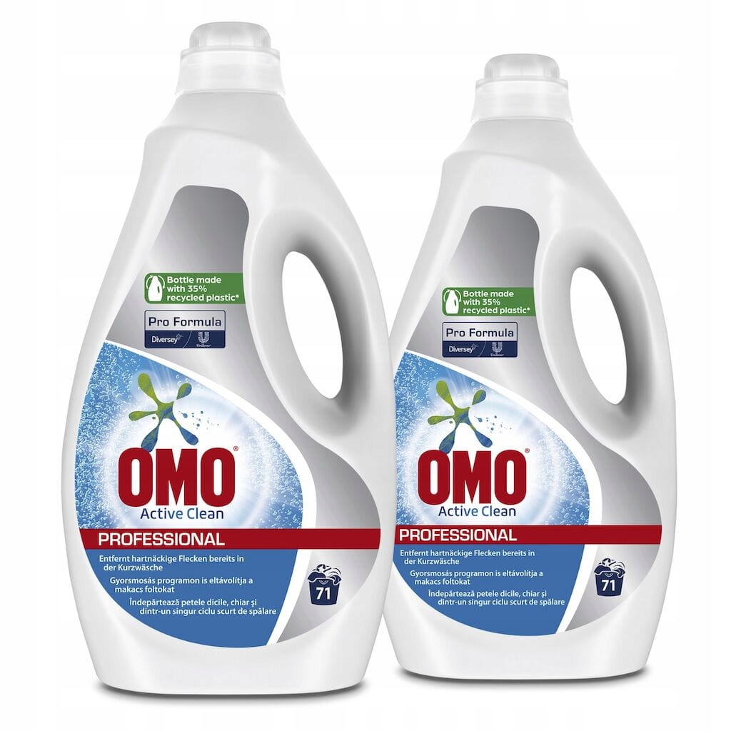 Omo Pro Clean 2x5L Rozcieńczony biologiczny detergent w płynie ...