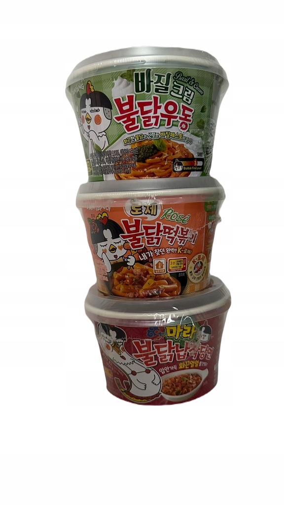NOWOŚĆ ZESTAW 3 x ZUPKA CHINSKA BULDAK RAMEN SHU SAMYANG LIMITED ...