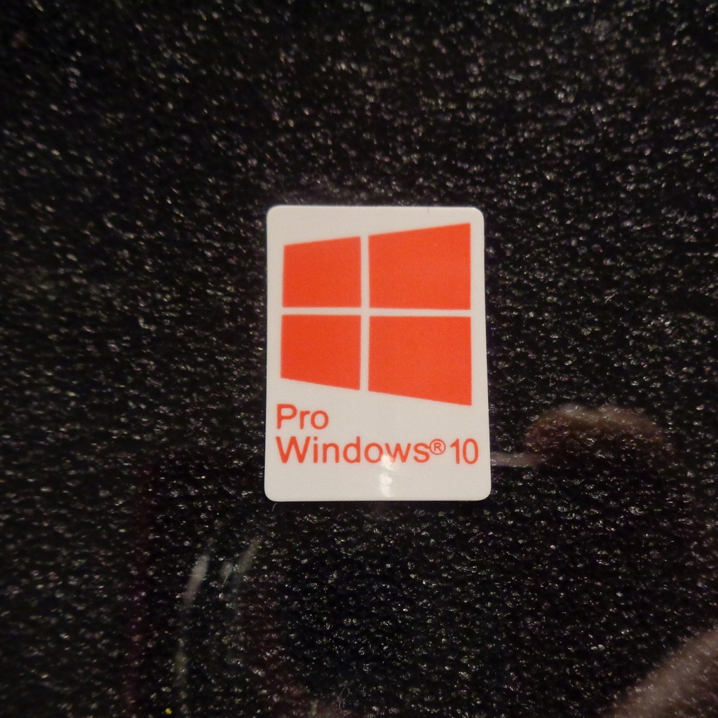 512c Naklejka Windows 10 Pro Label 16x22 mm - 11692836040 - oficjalne ...