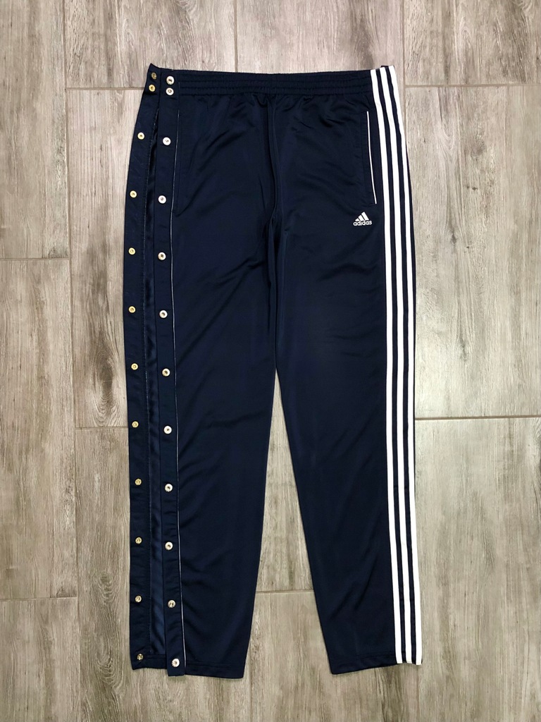 ADIDAS Spodnie Dresy Męskie Rozpinane Nogawki r. L - 12706710627 ...