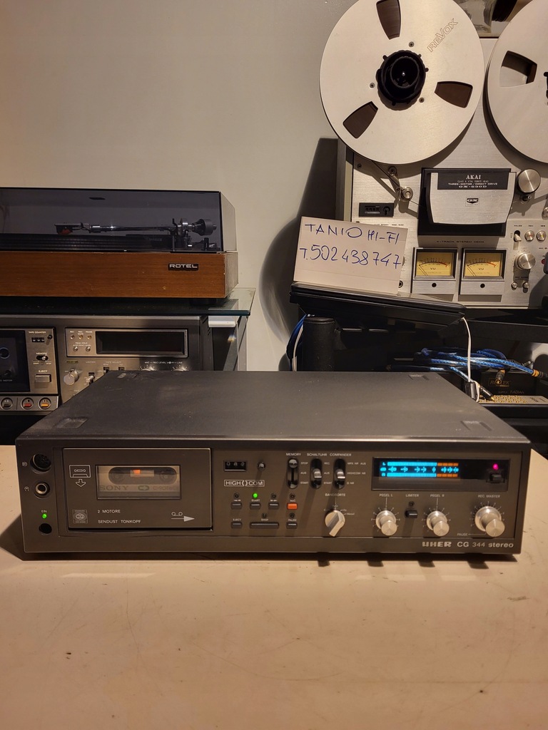 Magnetofon kasetowy UHER CG 344 - 14851186475 - oficjalne archiwum Allegro