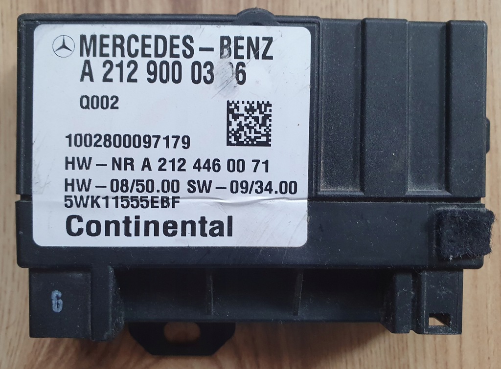 MERCEDES MODÓŁ STEROWNIK POMPY 2129000306 - 8399955308 - oficjalne ...