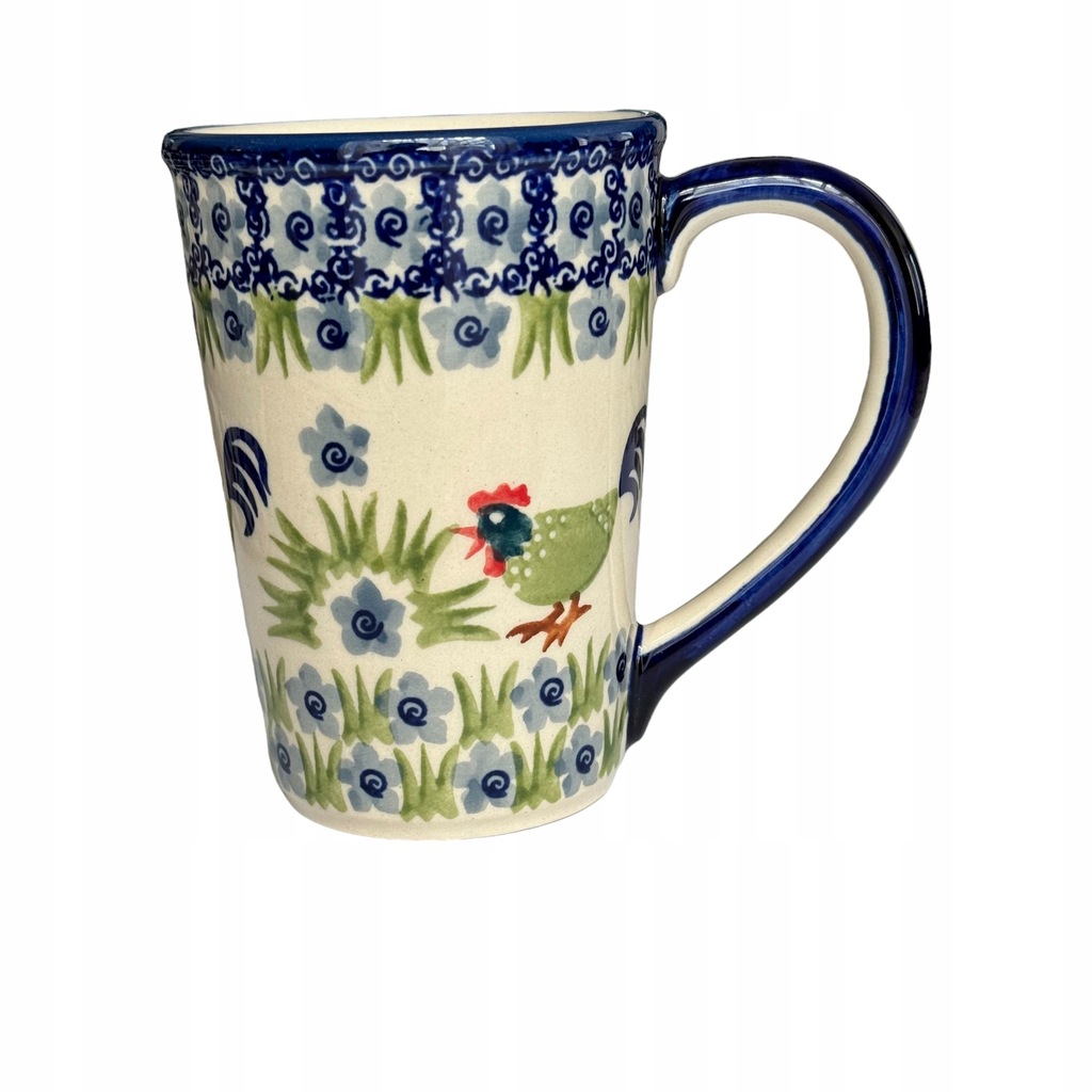 Kubek Koguty kury 300 ml dek. P319 Wielkanoc Ceramika Bolesławiec - 15305335930 - oficjalne ...