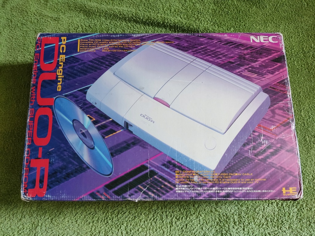 NEC PC Engine Duo-R+box+pad - 14181723935 - oficjalne archiwum Allegro