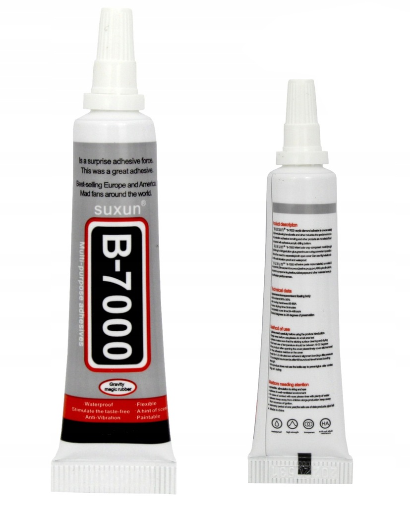 Klej uniwersalny MONTAŻOWY LOCA B-7000 B7000 3ml - 10200559492 - oficjalne archiwum Allegro