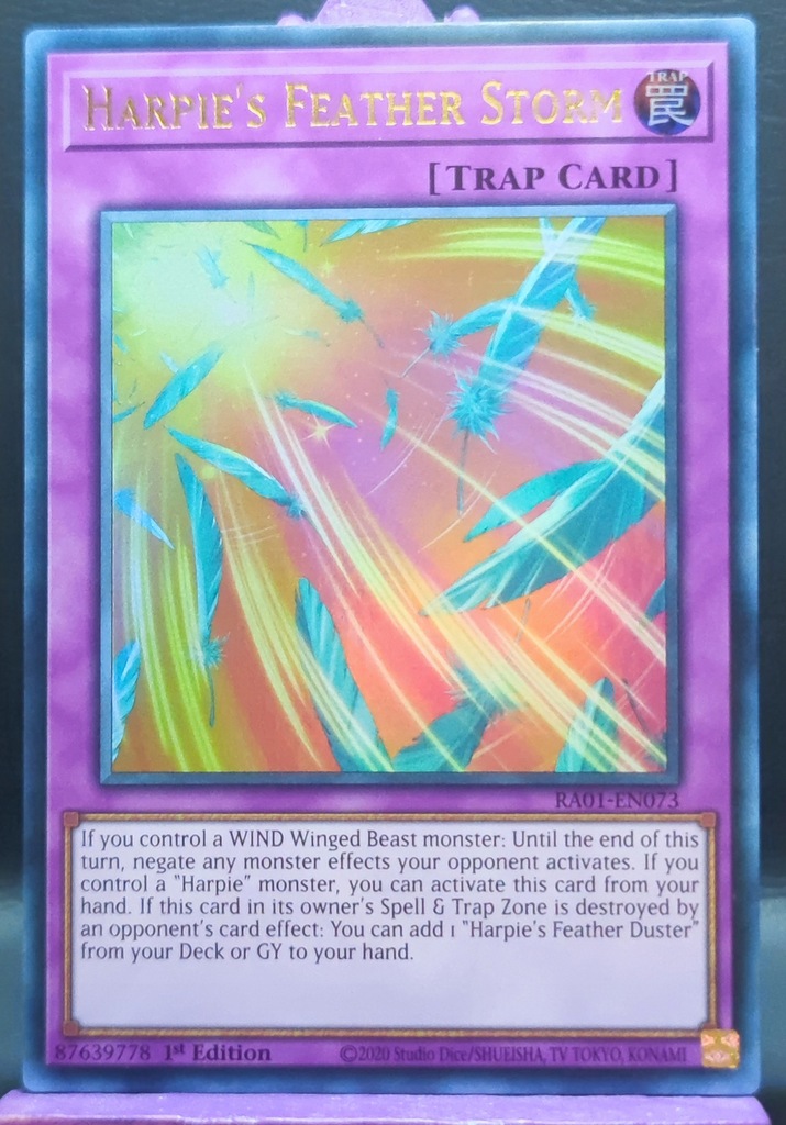 Yu-Gi-Oh! Harpie's Feather Storm (UR) - 14628545702 - oficjalne ...