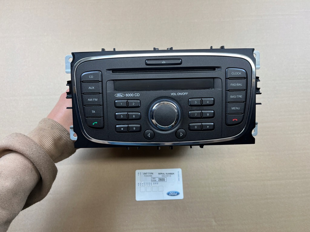 ford focus mk2 lift radio 6000cd + kod 7M5T-18C815-BC sprawne ...