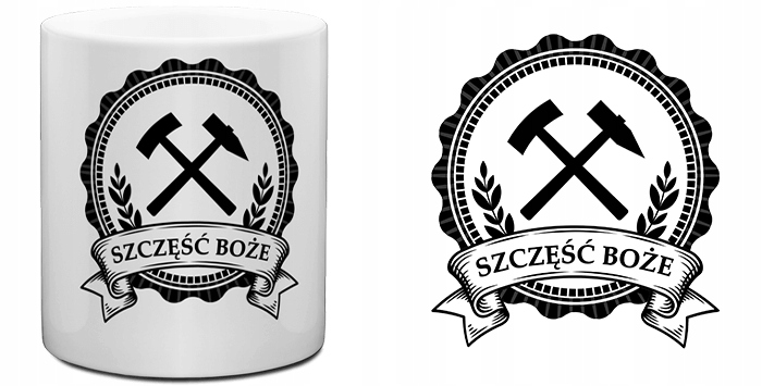 Kubek Górnika - Szczęść Boże 440ml - 13372379172 - oficjalne archiwum ...