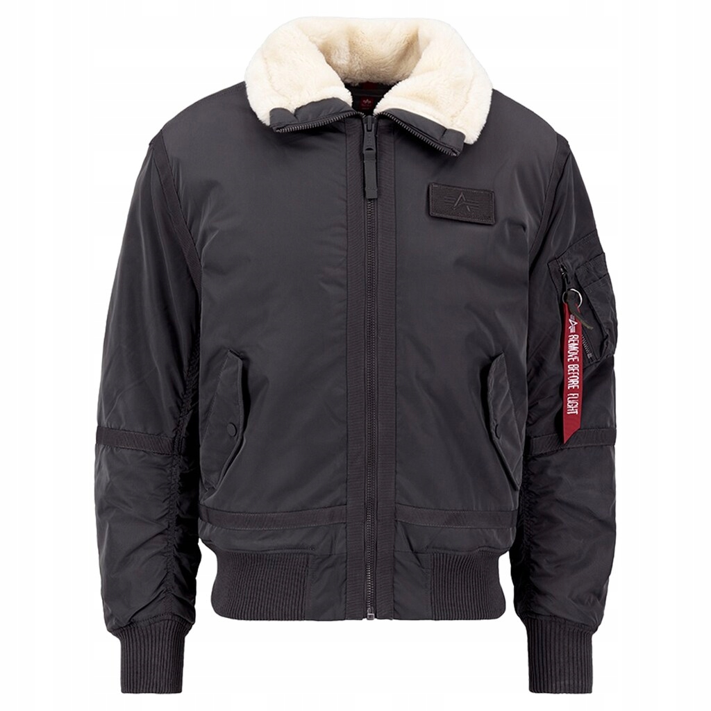 Kurtka Pilotka Wojskowa Flek Flyers Alpha Industries B15-3 TT - Szara ...