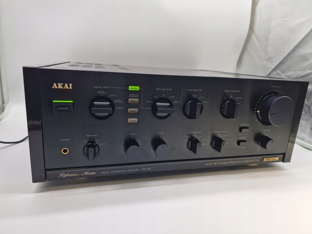 AKAI AM-95 WZMACNIACZ LEGENDA TOPOWY Z DAC PIĘKNY! - 12673536013 ...