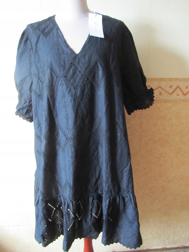 LT CLOTHING SUKIENKA CZARNA AŻUROWA R.XXL - 15464294486 - oficjalne ...