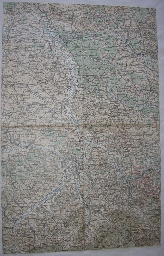 MAPA WOJSKOWA 1906 OPAWA ŚLĄSK HRABIA TYSZKIEWICZ - 12678227233 ...