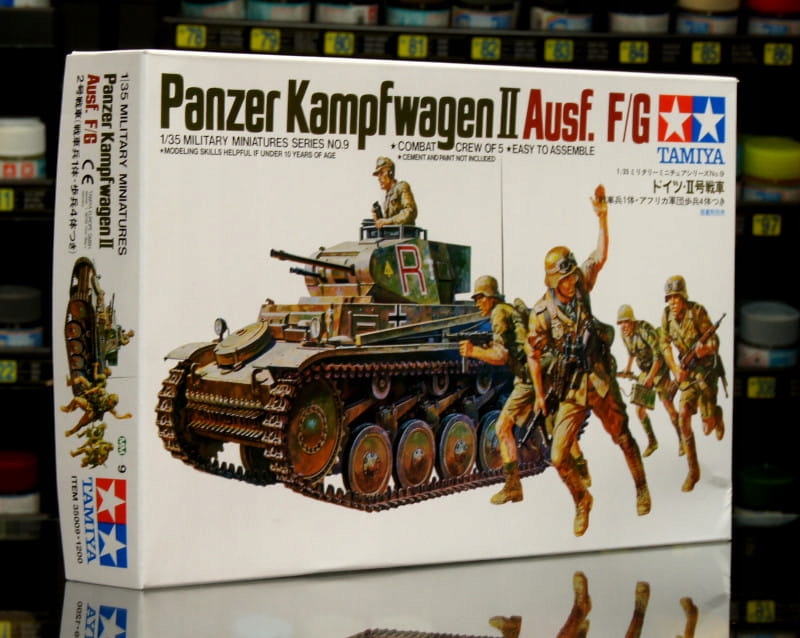 TAMIYA 35009 PANZERKAMPFWAGEN II 1/35 model czołg - 13629354709 ...