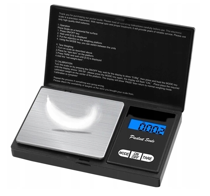 WAGA JUBILERSKA MINI 200g/0,01g LCD - 12903143901 - oficjalne archiwum Allegro