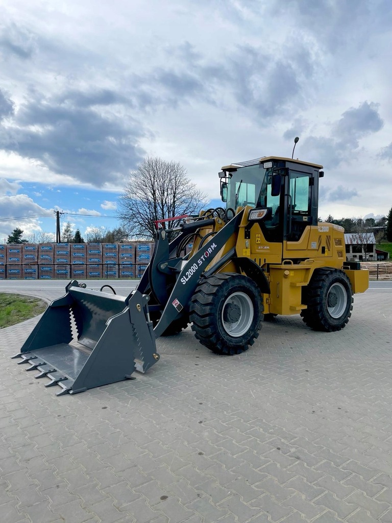 NOWA Ładowarka kołowa STORM SL2000 UDŹWIG 2200KG 4X4 2024 Widły Gratis ...