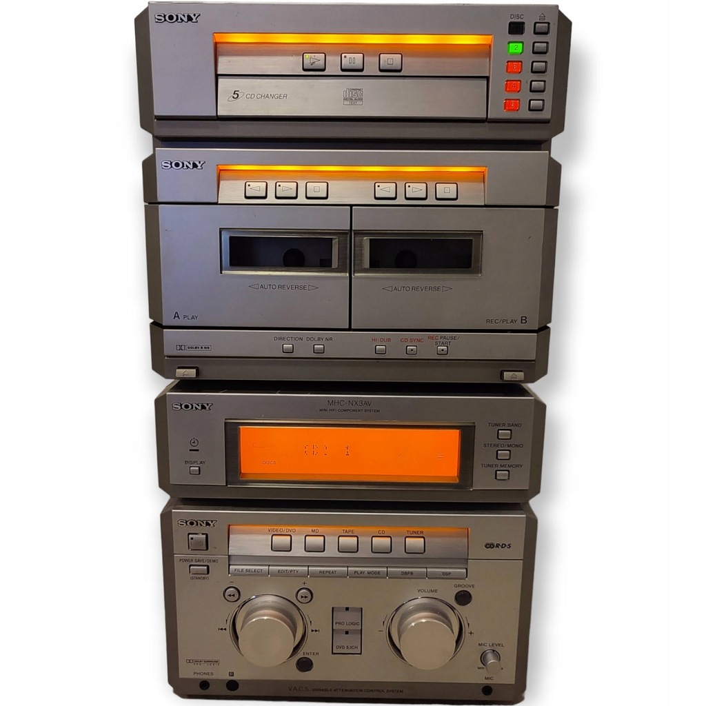 Profesjonalna wieża Sony MHC NX3AV. Aukcja BCM - 12771129575 ...