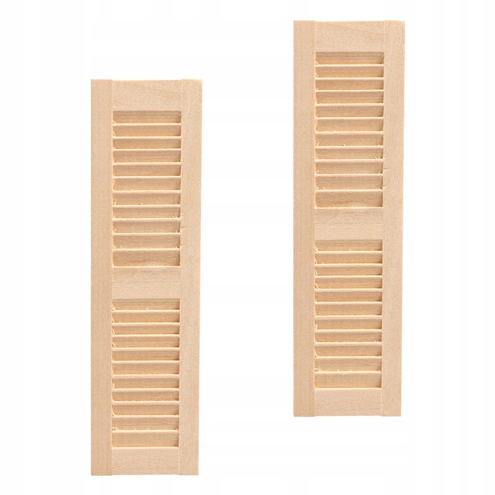Miniature Wooden Exterior Door DIY Shutters Tiny - 14691896786 ...