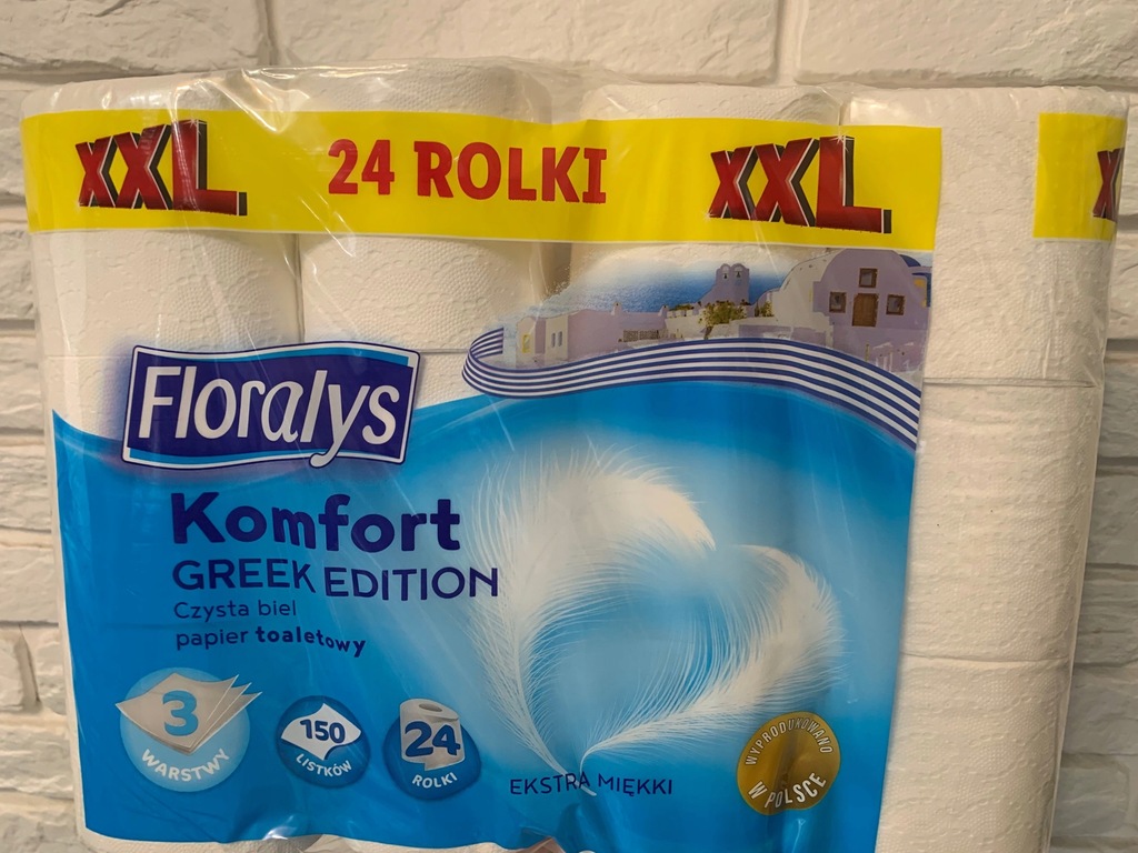 floralys komfort papier toaletowy 24 rolki 3w - 12610826846 - oficjalne ...