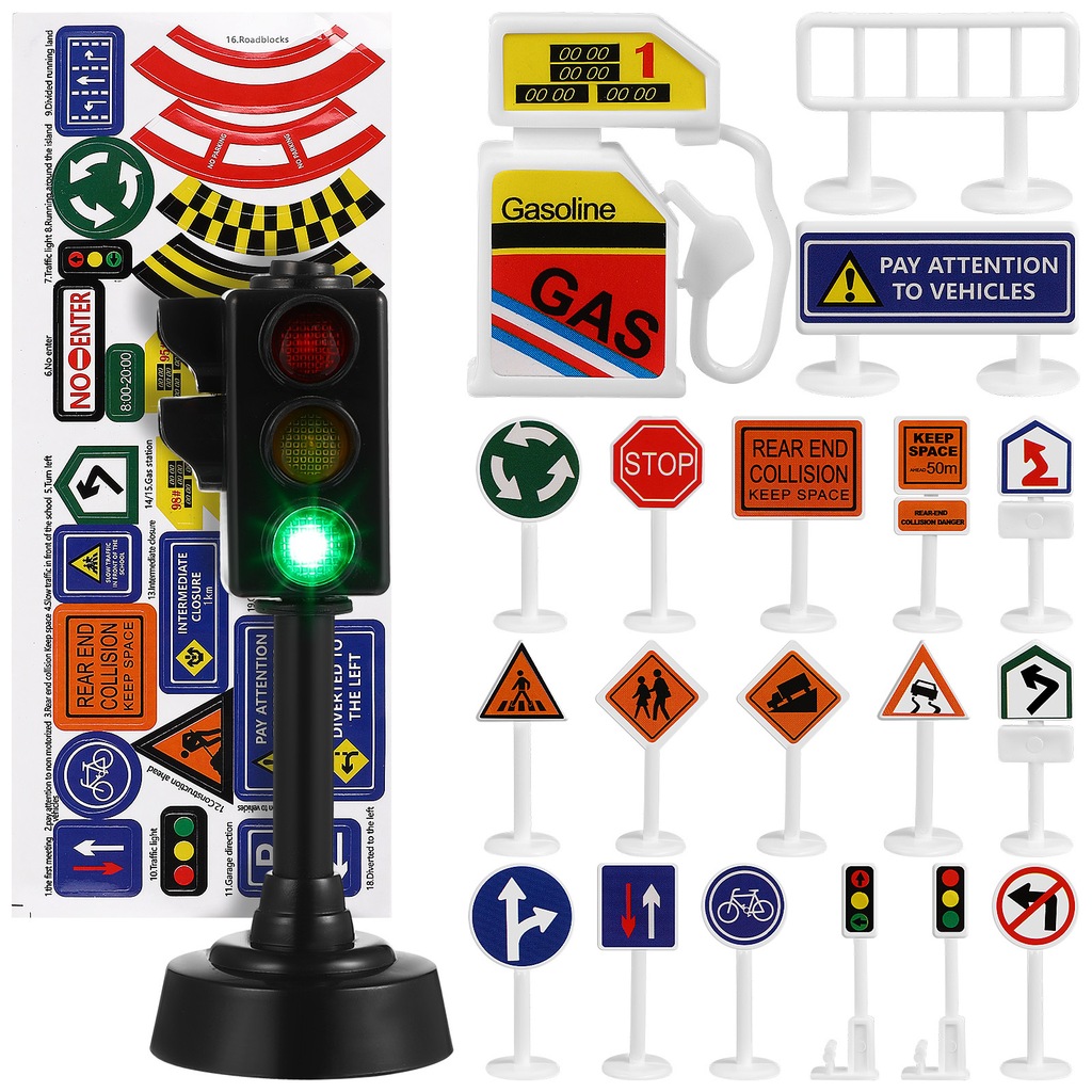 Mini Stop Sign Street Road Signs Traffic Toy Play - 14417361896 ...