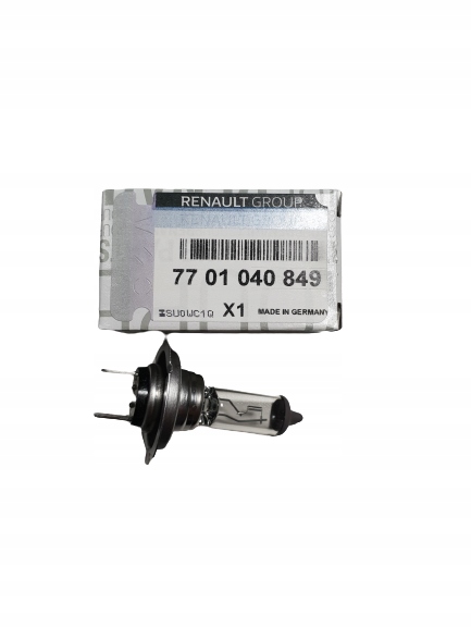 H7 RENAULT ASO OE 12V 55W ŻARÓWKA 7701040849 - 9757496036 - oficjalne ...