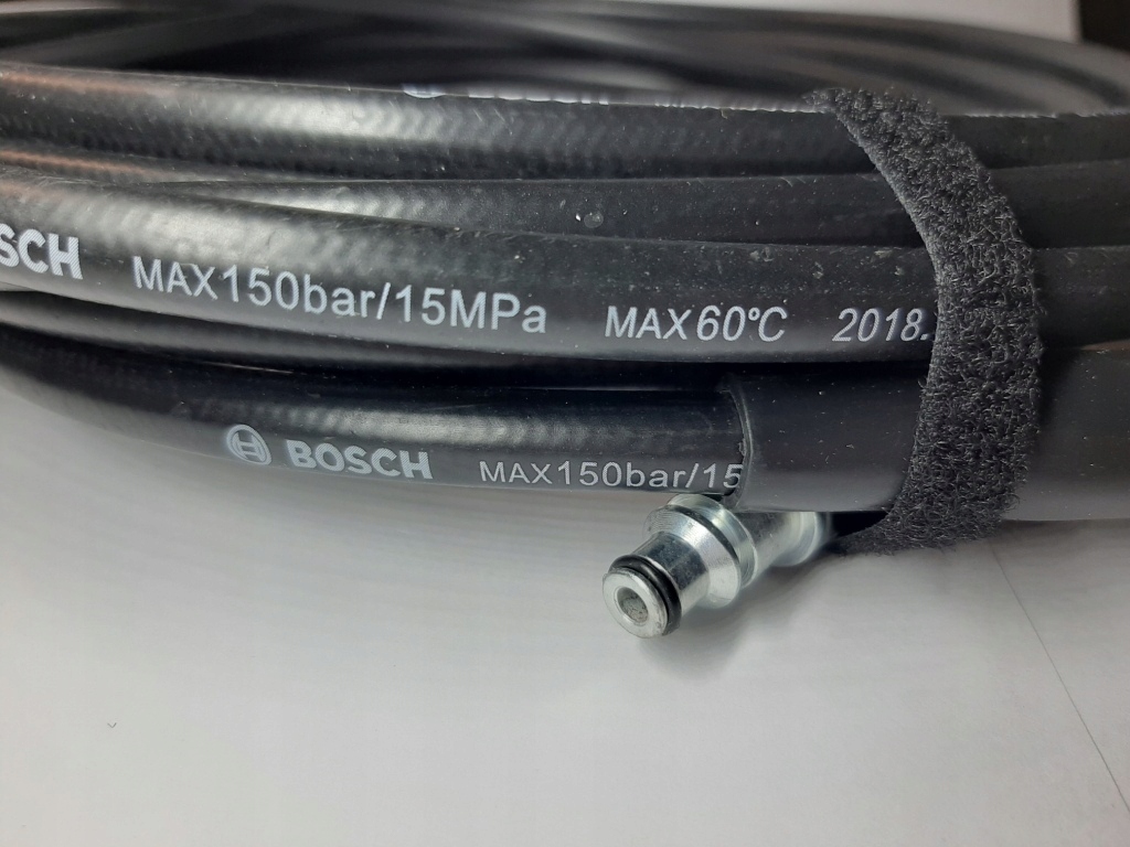 WĄŻ DO MYJKI CIŚNIENIOWEJ BOSCH MAX 150BAR/15MPa - 8790873427 - oficjalne archiwum Allegro